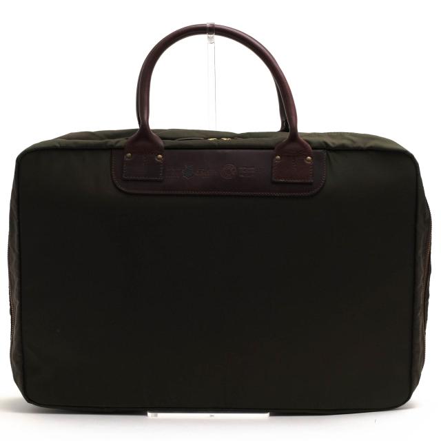 ○フェリージ Felisi オーバーナイターバッグ 伊リモンタ社ナイロン バケッタレザー 牛革 ボストンバッグ 2095/1 ガーメントバッグ 中古