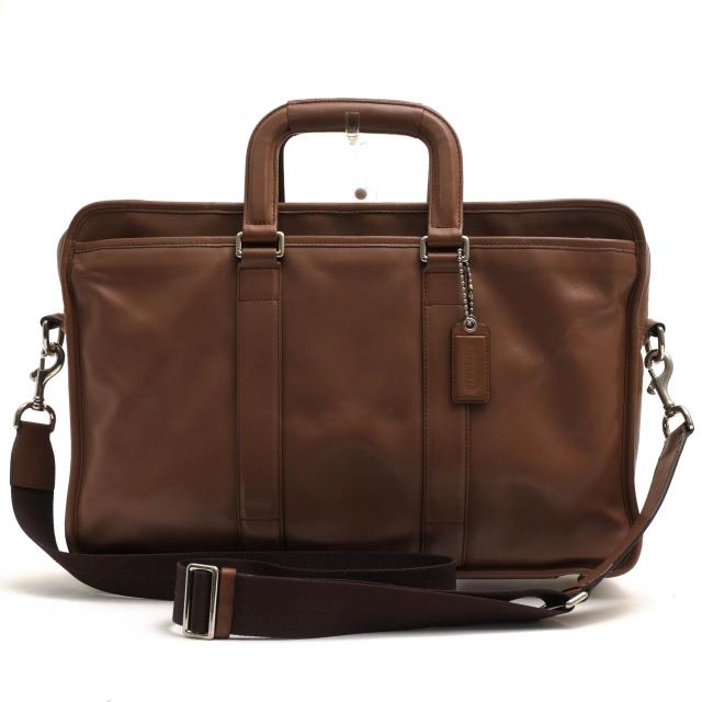 ○コーチ COACH 牛革 カーフ ビジネスバッグ F70662 LEXINGTON LEATHER EMBASSY レキシントン レザー エンバシー 2WAY ショルダー  中古