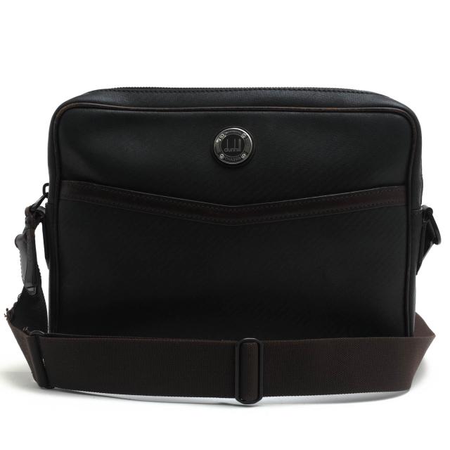 ○ダンヒル Dunhill カーボンファイバー ショルダーバッグ L3V569A CHASSIS CITY MESSENGER シャーシ シティメッセンジャー メンズ 中古