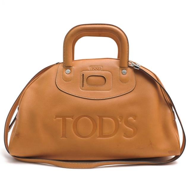 ○トッズ TOD'S 牛革 ハンドバッグ ミニボストン 2WAY ショルダーバッグ レディース 【中古】 中古