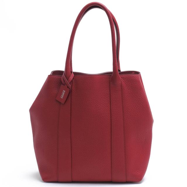 ○ヒロフ HIROFU ハイドシュリンクレザー 牛革 トートバッグ A4サイズ収納可 肩掛け ワンショルダーバッグ シボ革 シュリンクレザ  中古