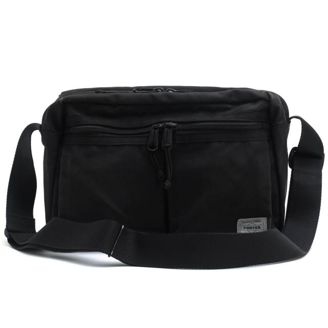○ポーター 吉田カバン PORTER コットンサージ 撥水加工 ショルダーバッグ 874-19673 SWITCH SHOULDER BAG L スイッチ メンズ 【中 中古