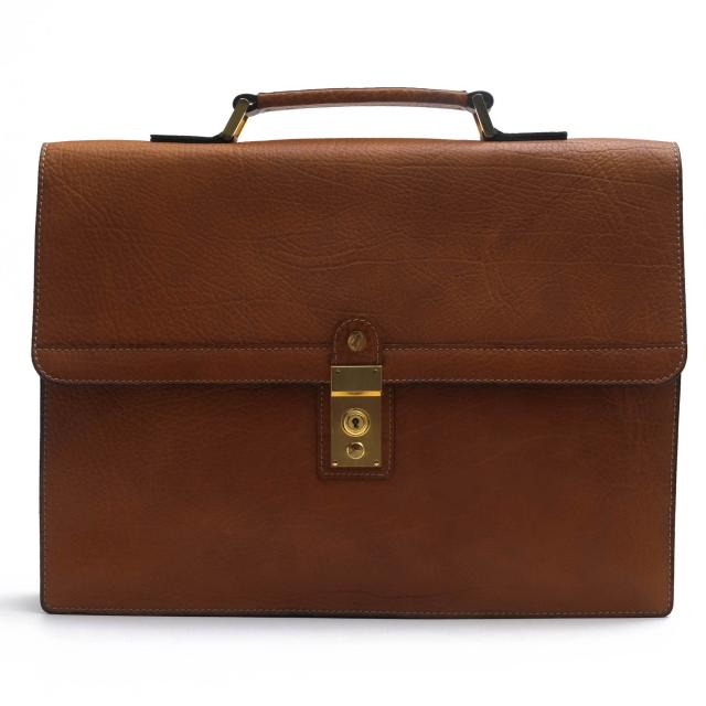 ○ゴールドファイル GOLD PFEIL 牛革 ビジネスバッグ CARACCIOLA カラチオラ メンズ 【中古】 中古