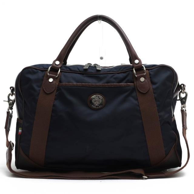 ○オロビアンコ orobianco 伊リモンタ社ナイロン 牛革 ビジネスバッグ DENVER MAXI デンバーマキシィ 2WAY ショルダーバッグ メン  中古