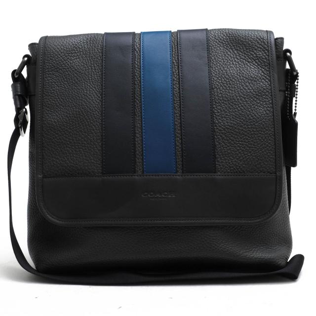 ○コーチ COACH ペブルドレザー 牛革 ショルダーバッグ F56666 Bond Small Messenger in Pebble Leather ボンド スモールメッセン  中古