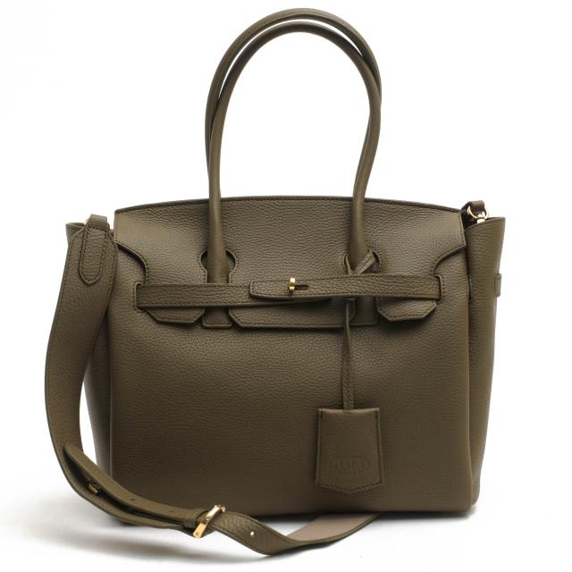 ○ココセリュックス ゴールド COCOCELUX GOLD マストロット社製ナチュラルシュリンク ヘラクレス 牛革 ハンドバッグ 205DA0383 ベ  中古