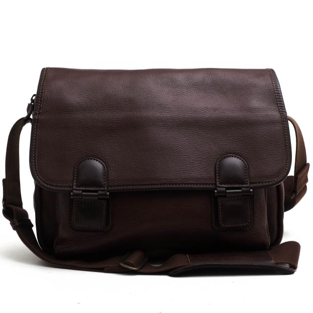 ○コンプレックスガーデンズ COMPLEX GARDENS 牛革 カウレザー ショルダーバッグ 3616 Wilder ワイルダー S フラップ式 シボ革 シ  中古