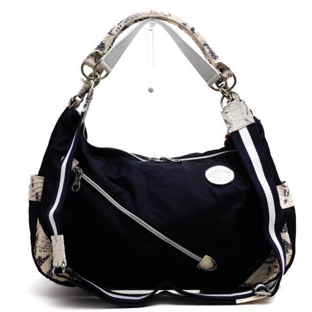 ○オロビアンコ orobianco 伊リモンタ社ナイロン ショルダーバッグ SILVESTRA M4-D シルヴェストラ 定番 メンズ 【中古】 中古