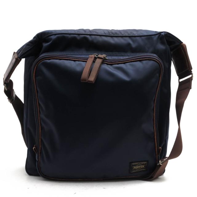 ○ポーター 吉田カバン PORTER ナイロンツイル 弱撥水加工 ショルダーバッグ 728-08707 PLAN SHOULDER BAG プラン メンズ 【中古】 中古