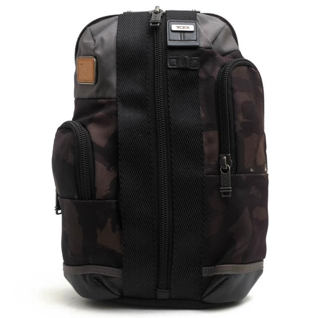 ○トゥミ TUMI FXTバリスティックナイロン ナパレザー 牛革 ショルダーバッグ 222318GC2 ALPHA BRAVO MONTEREY SLIING アルファ ブ 中古