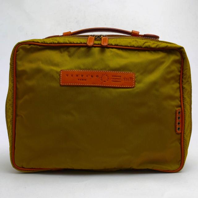 ○フェリージ Felisi 伊リモンタ社ナイロン バケッタレザー 牛革 ビジネスバッグ 9363 スーツケースオーガナイザー 定番 メンズ 【 中古