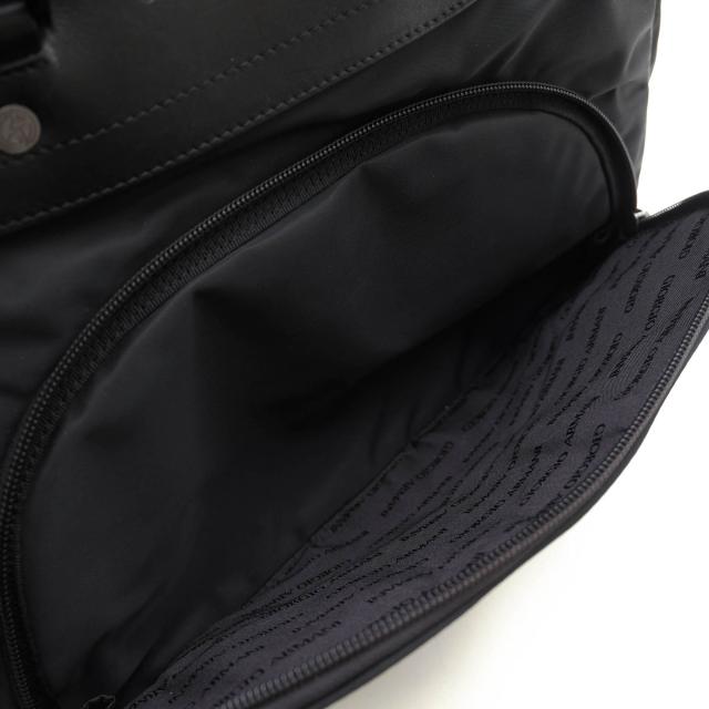 ○アルマーニ GIORGIO ARMANI 牛革 ビジネスバッグ A4サイズ収納可