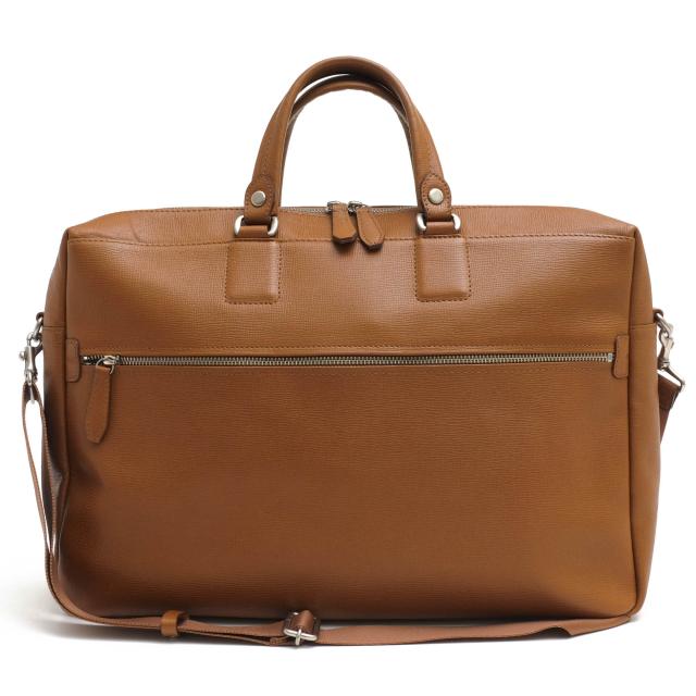 ○インディード INDEED グレイン型押し牛革 ビジネスバッグ 2WAY ショルダーバッグ メンズ 【中古】 中古