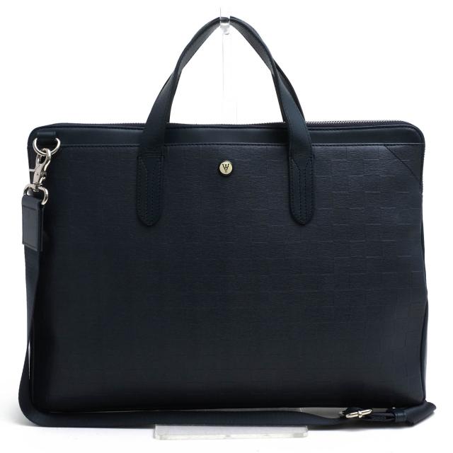 ○エルイーディーバイツ L.E.D.BITES ベジタブルタンニン鞣し牛革 ビジネスバッグ GRELE A4サイズ収納可 2WAY ショルダーバッグ メ 中古