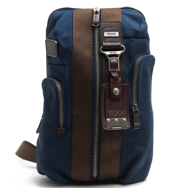 ○トゥミ TUMI バリスティックナイロン ナパレザー 牛革 ショルダーバッグ 22318BTH ALPHA BRAVO アルファ ブラヴォ モントレー ス 中古