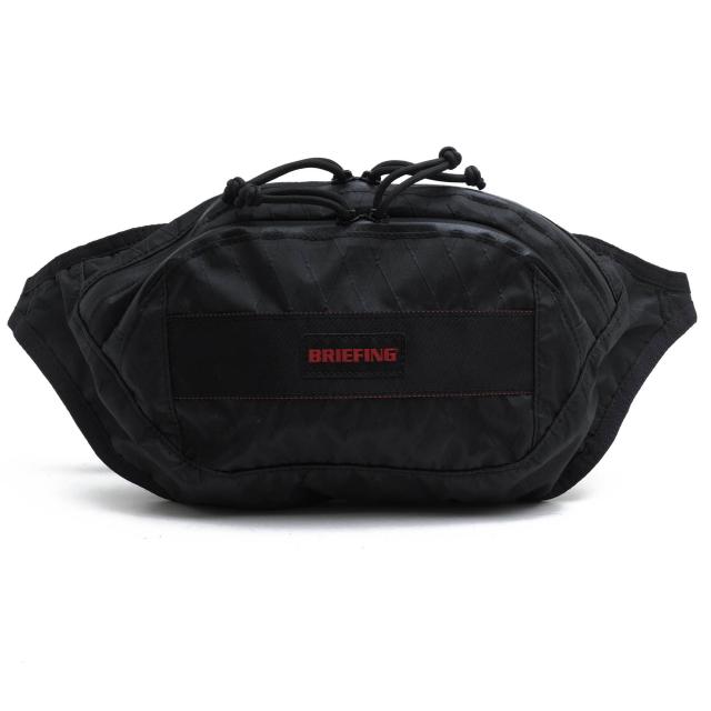 ○ブリーフィング BRIEFING DIMENSION-POLYANT社セイルクロス ウエストバッグ BRM183205 FANNY PACK XP ファニーパック X-PAC ボデ 中古