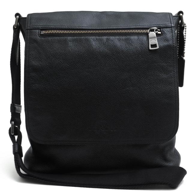○コーチ COACH ペブルドレザー 牛革 ショルダーバッグ F71621 SULLIVAN SMALL MESSENGER IN PEBBLE LEATHER サリバン スモール メ 中古