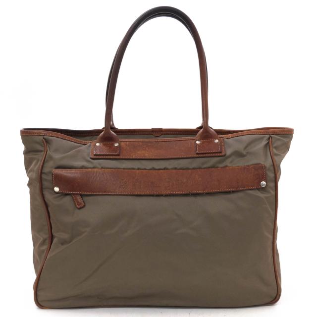 ○フェリージ Felisi ビジネスバッグ 伊リモンタ社ナイロン バケッタレザー 牛革 ビジネスバッグ 14/26/DS ビジネストート 肩掛け  中古