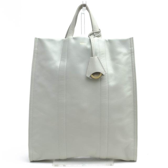 ○アニアリ aniary 牛革 トートバッグ 19-02001 Garment Leather Cluch Tote Bag 2WAY クラッチバッグ ユニセックス 男女兼用 メン 中古