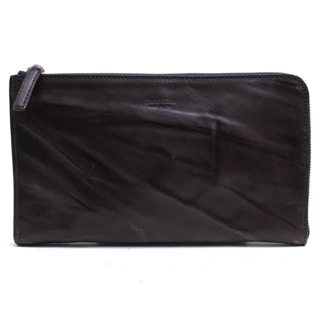 ○ダニエル＆ボブ Daniel＆Bob 牛革 セカンドバッグ/クラッチバッグ AMLETO-24 RODI アマレート ローディ L字ファスナー メンズ 【 中古