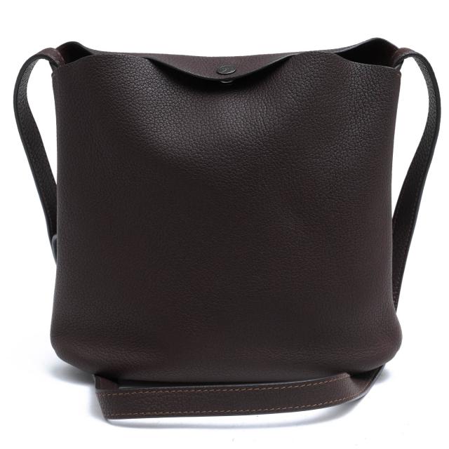 ○ティップゾーン TIP ZONE フランス産シュリンクレザー 牛革 ショルダーバッグ JN-006 CONTE クロスボディ シボ革 シュリンクレザ 中古