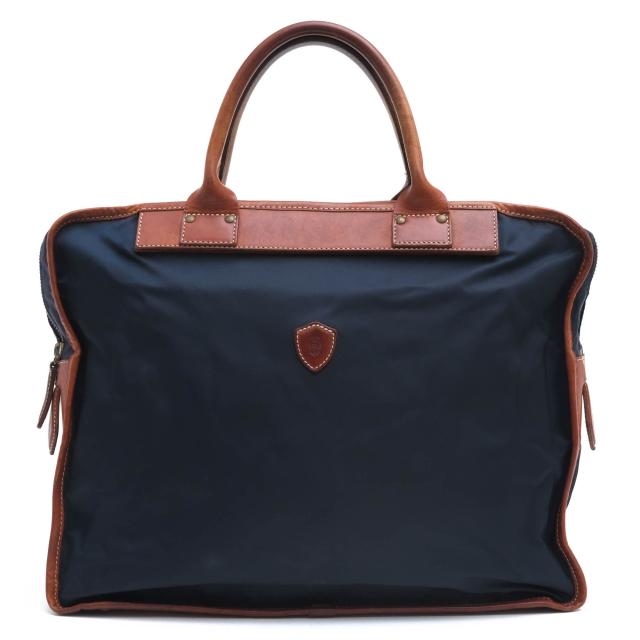 ○フェリージ Felisi リモンタナイロン バケッタレザー 牛革 ビジネスバッグ 10/105/DS A4サイズ収納可 メンズ 【中古】 中古