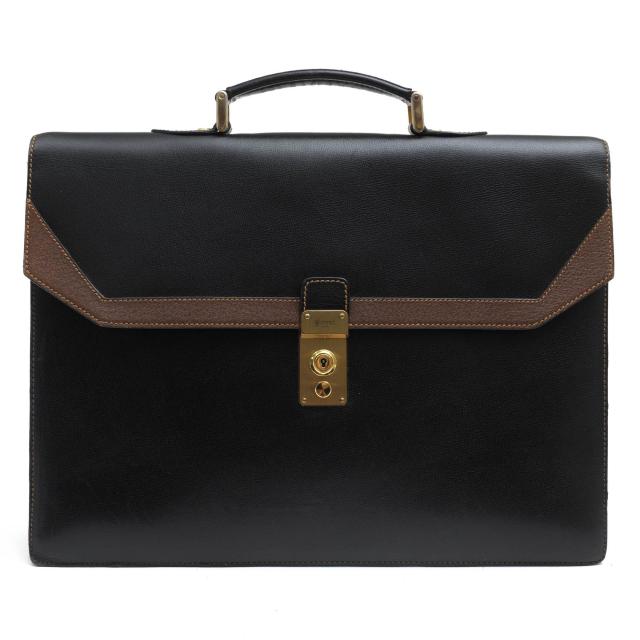 ○ブリオーニ BRIONI ヴィンテージ品 牛革 ビジネスバッグ メンズ 【中古】 中古