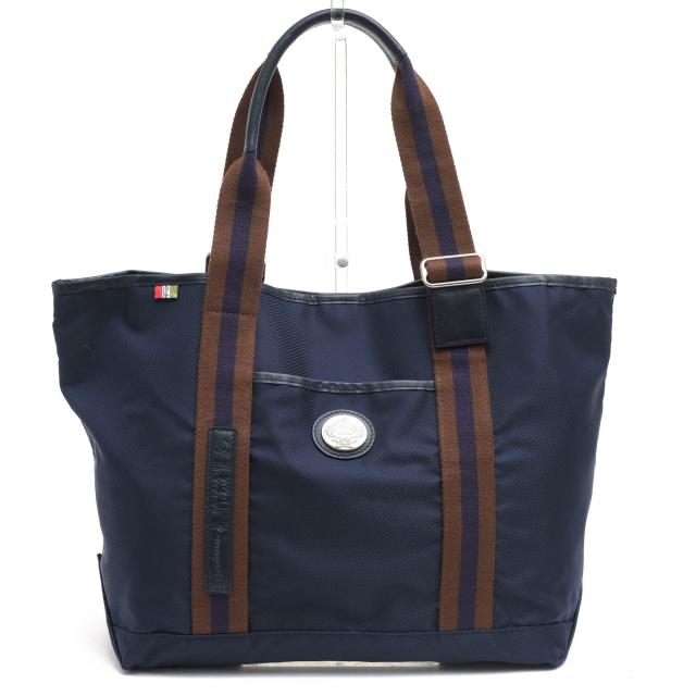 ○オロビアンコ orobianco 伊リモンタ社ナイロン 牛革 トートバッグ KAMPER A4サイズ収納可 肩掛け ワンショルダーバッグ メンズ   中古