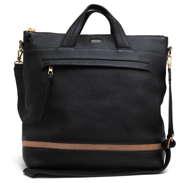 ○マスターピース master-piece 北米産ステアレザー シュリンク型押し牛革 トートバッグ 525141 RALGO A4サイズ収納可 2WAY ショル 中古