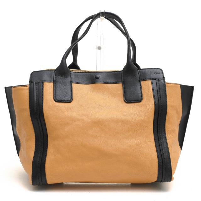 ○クロエ Chloe 牛革 カーフ トートバッグ ALYSON アリソン バイカラー 定番 レディース 【中古】 中古