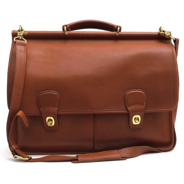 ○コーチ COACH グラブタン カウハイドレザー 牛革 ビジネスバッグ 5297 棒屋根 2WAY ショルダーバッグ メンズ 【中古】 中古