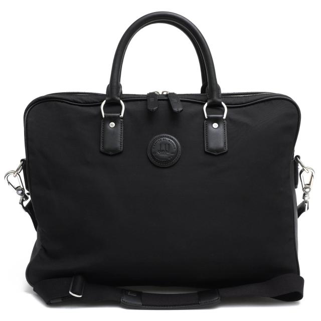 ○ダンヒル Dunhill 高密度ナイロン カーフ 牛革 ビジネスバッグ L3WG81 Guardsman ガーズマン ノートPC収納可 メンズ 【中古】 中古