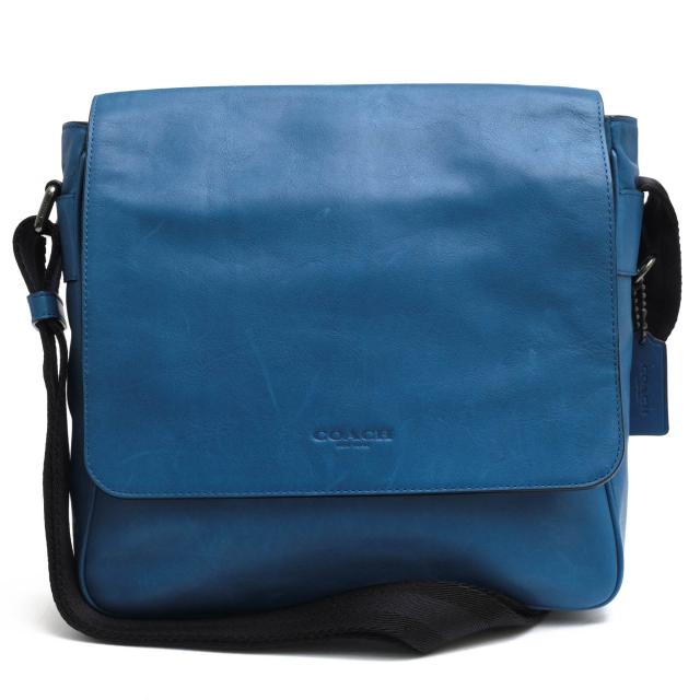 ○コーチ COACH 牛革 スポーツカーフ ショルダーバッグ 72116 Metropolitan map bag メトロポリタン マップバッグ クロスボディ メ 中古