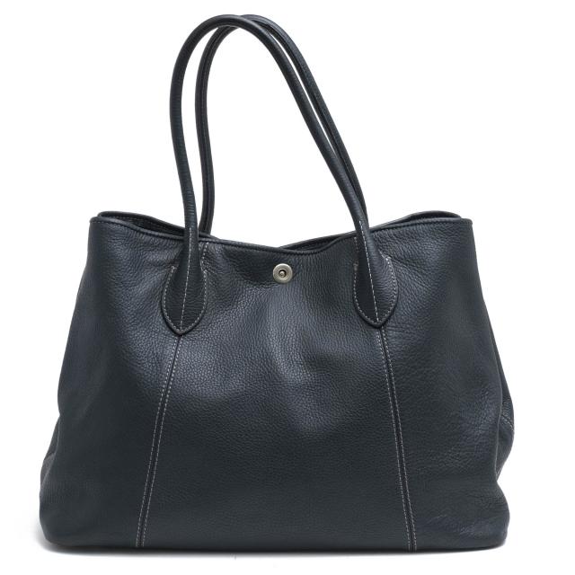 ○ユナイテッドアローズ UNITED ARROWS 牛革 トートバッグ 1332-699-3801 UAL LEATHER TOTE シボ革 シュリンクレザー 肩掛け ワン  中古