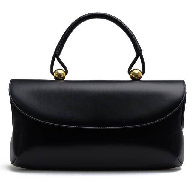 ○濱野 ハマノ HAMANO カーフ 牛革 ハンドバッグ ロイヤルモデル フォーマルバッグ 冠婚葬祭 定番 レディース 【中古】 中古