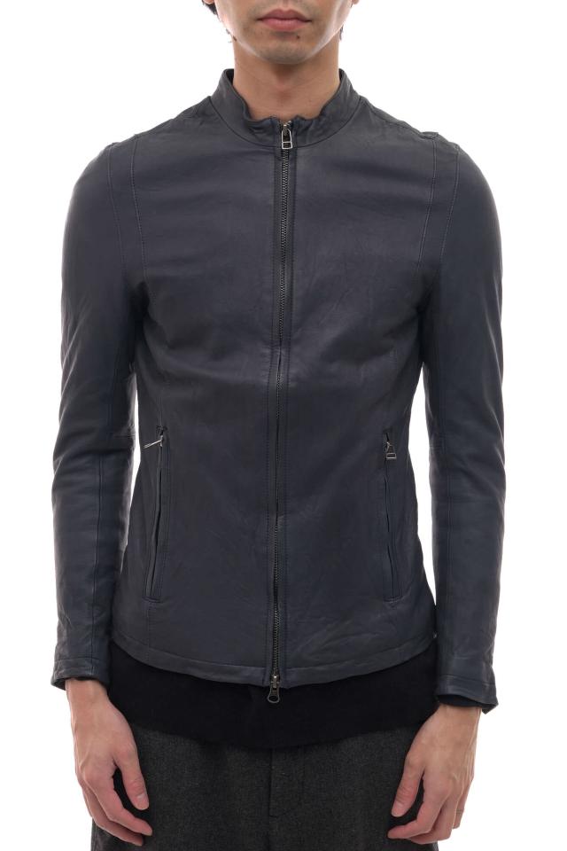 ○ステュディオス STUDIOUS ラムレザー 羊革 シープスキン シングルライダース G12030502 メンズ 【中古】 中古