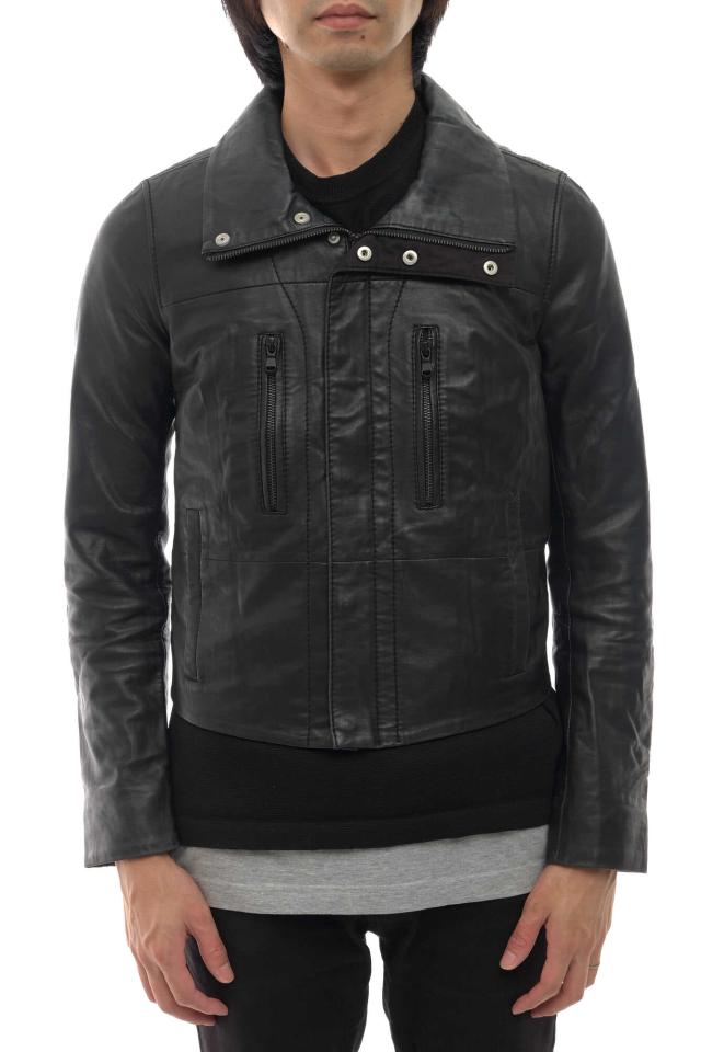 ○ディーゼル DIESEL 羊革 シープスキン ブルゾン RN93243 CA25594 ウォッシュ加工 メンズ 【中古】 中古