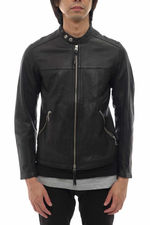 ○ビューティ&ユース ユナイテッドアローズ BEAUTY & YOUTH ゴートスキン 山羊革 シングルライダース 1225-199-6285 BY GOAT SINGL 中古