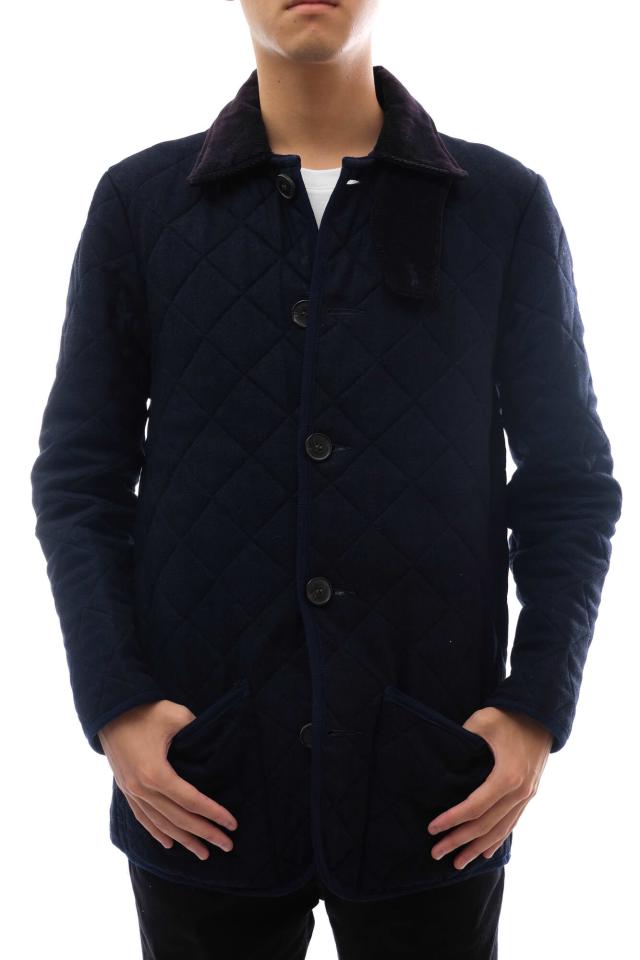 ○マッキントッシュ MACKINTOSH Loro Piana ロロピアーナ生地使用 ブルゾン WAVERLY キルティング コーデュロイ 中綿 メンズ 【中  中古