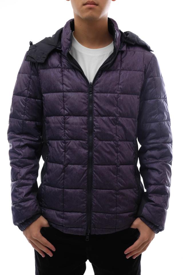 ○アルマーニジーンズ ARMANI JEANS  ブルゾン B07MT フード付き リバーシブル 中綿 メンズ 【中古】 中古