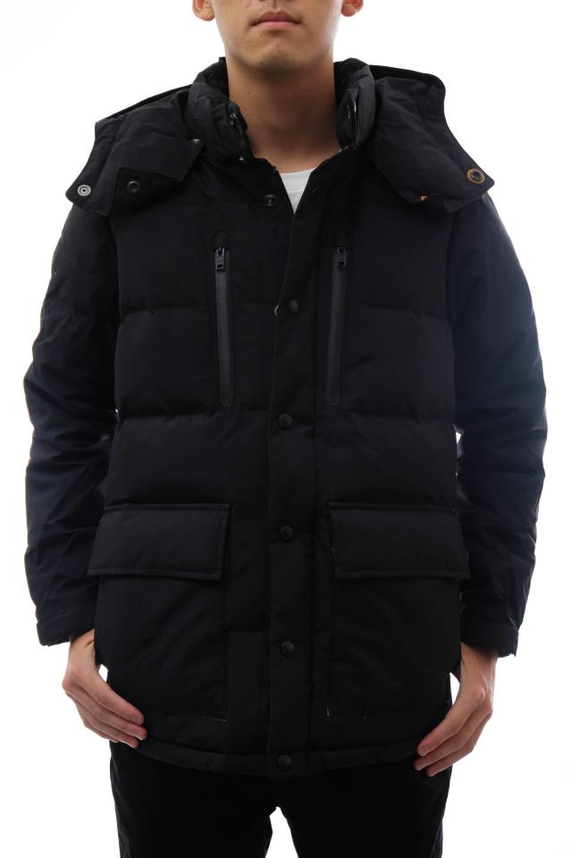 ○ハバノス HBNS  ダウンジャケット フード付き メンズ 【中古】 中古