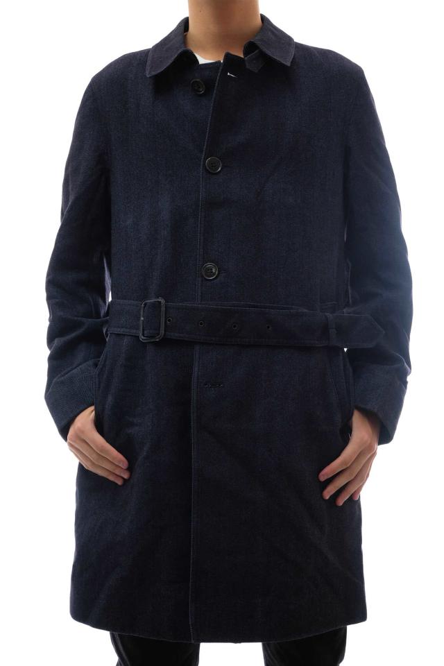 ○ヘルノ HERNO  ステンカラーコート 0700190 Bolla ヘリンボーン柄 メンズ 【中古】 中古