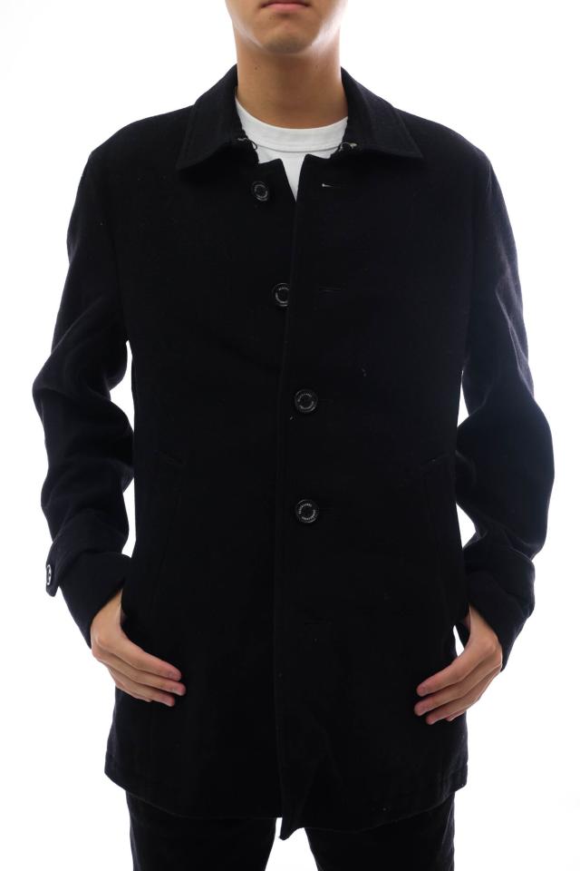 ○ブラックレーベル・クレストブリッジ BLACK LABEL CRESTBRIDGE  ステンカラーコート 51B20-208-09 裏地チェック 中綿 メンズ 【  中古