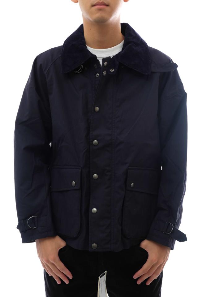 ○ヒューファブリックス FEW FABRICS TheBritishMillerain社ワックスコットン ブルゾン F-041803 OLD HUNTING CONNECT JACKET ハン 中古