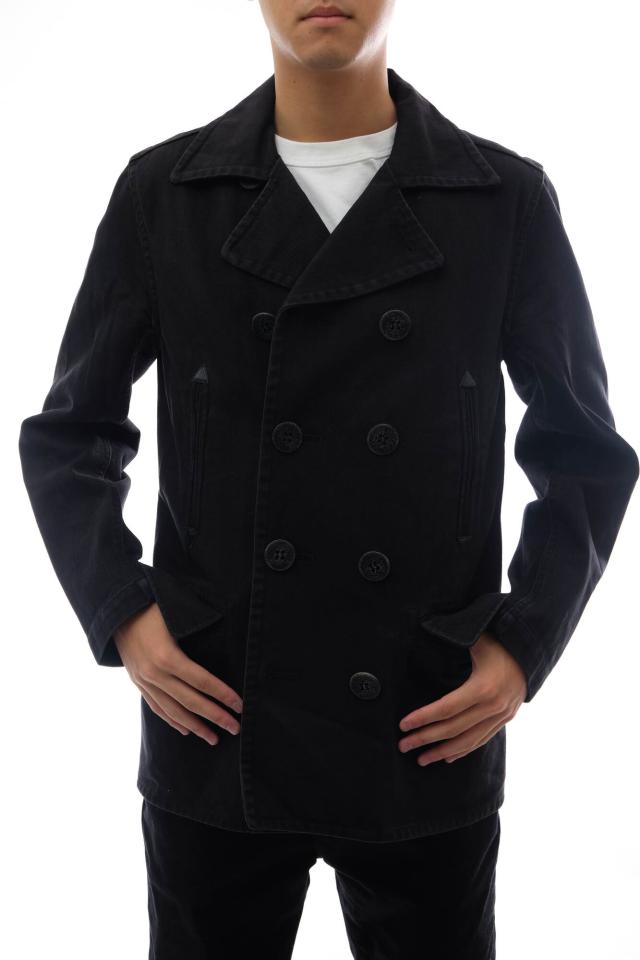 ○ロンハーマン Ron Herman  Pコート 222020012-1071 ダブルブレスト ウォッシュ加工 メンズ 【中古】 中古