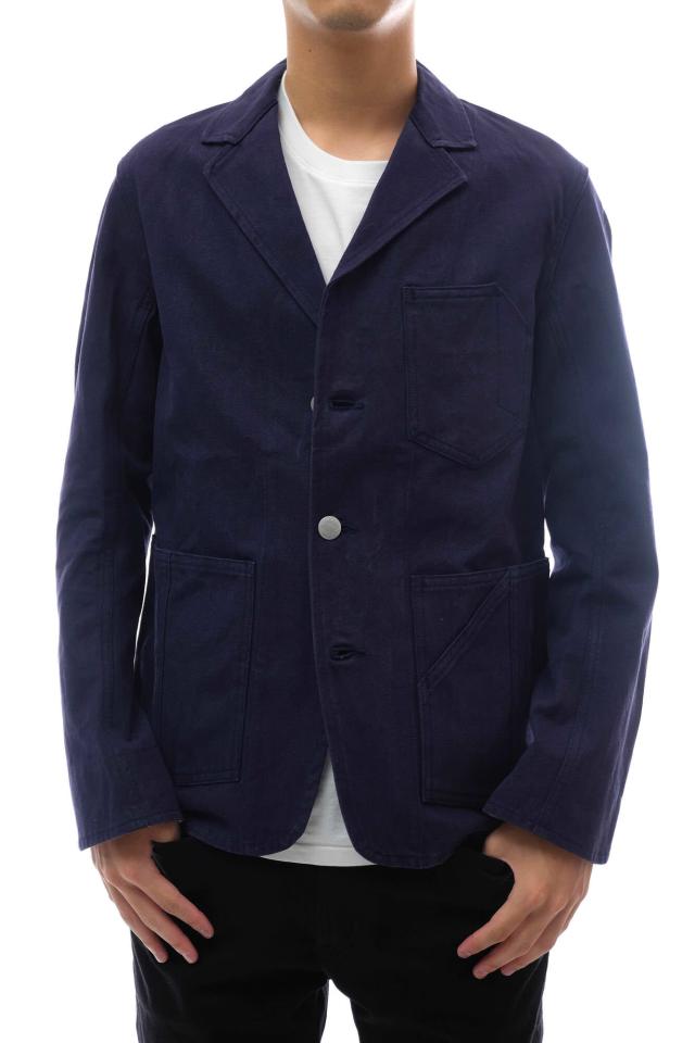 ○サイ Scye  テーラードジャケット 5117-43566 UKダック ワークジャケット カバーオール シングルブレスト メンズ 【中古】 中古