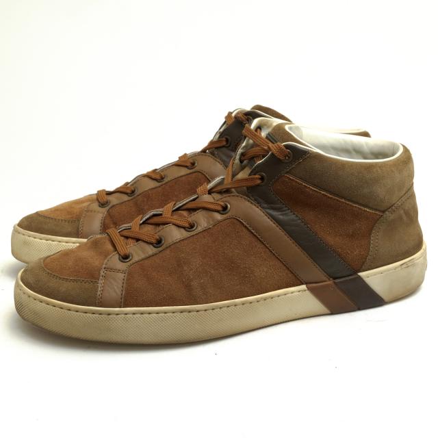 ○ヴィトン Louis Vuitton ミドルカット 牛革 ハイカットスニーカー バイカラー メンズ 【中古】 中古