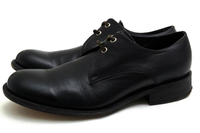 ○ナンバーナイン NUMBER (N)INE NIGHT CRAWLER 牛革 ビジネスシューズ F13-NF007 PLAIN SHOES SKULL SOLE オックスフォードシュー 中古