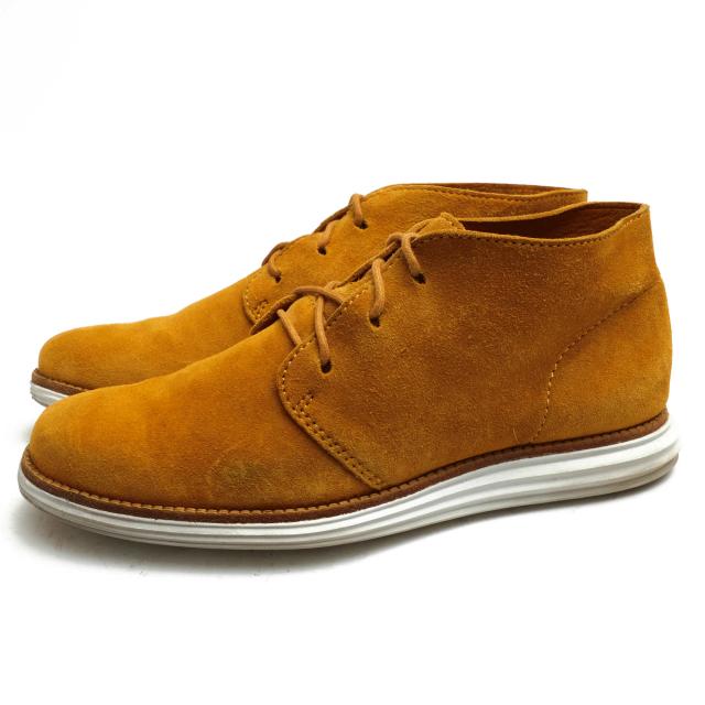 ○コールハーン COLE HAAN 英国Charles F Stead社kudu クーズー チャッカブーツ C11865 LUNARGRAND CHUKKA ルナグランド チャッカ  中古