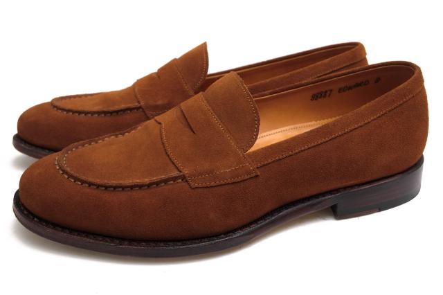 ○ジャランスリワヤ JALAN SRIWIJAYA 牛革 ローファー 98887 スリッポン ハンドソーンウェルテッド製法 レザーソール メンズ 中古